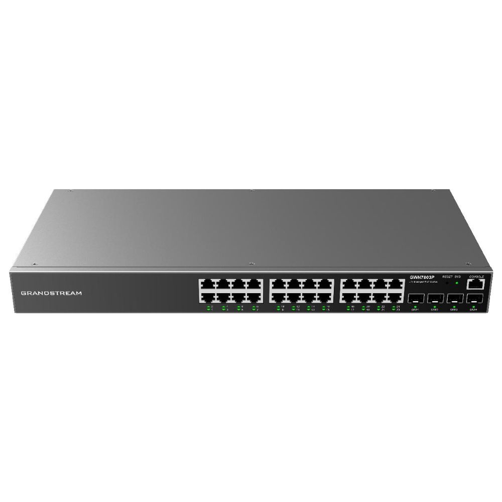 Grandstream GWN7803P - Managed 24 Port PoE Switch - Enterprise